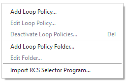Loop Policies